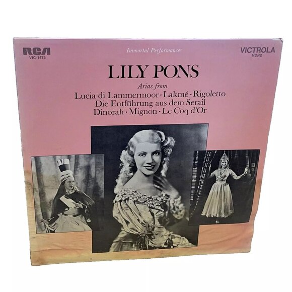 RCA Victrola | Media | Lily Pons Arias Vinyl 969 Rca Victrola Vic1473 ...